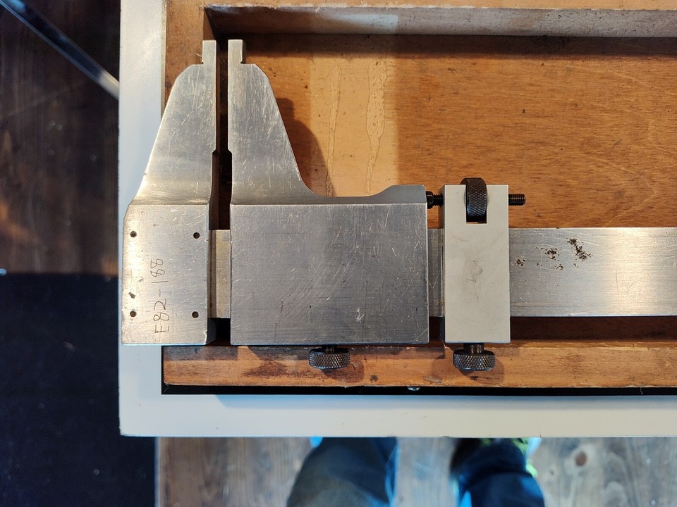 Starrett No 123-36 Master Bar Master Vernier Caliper In Original ...