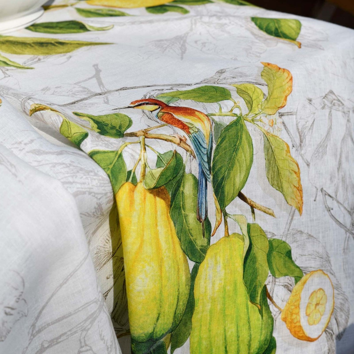 Tablecloths From Tuscany Italian Linen Tablecloth | Beautiful Design,