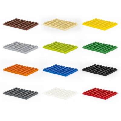Lego 6x8 Plate Qty 2 (3036) - Pick your color | eBay
