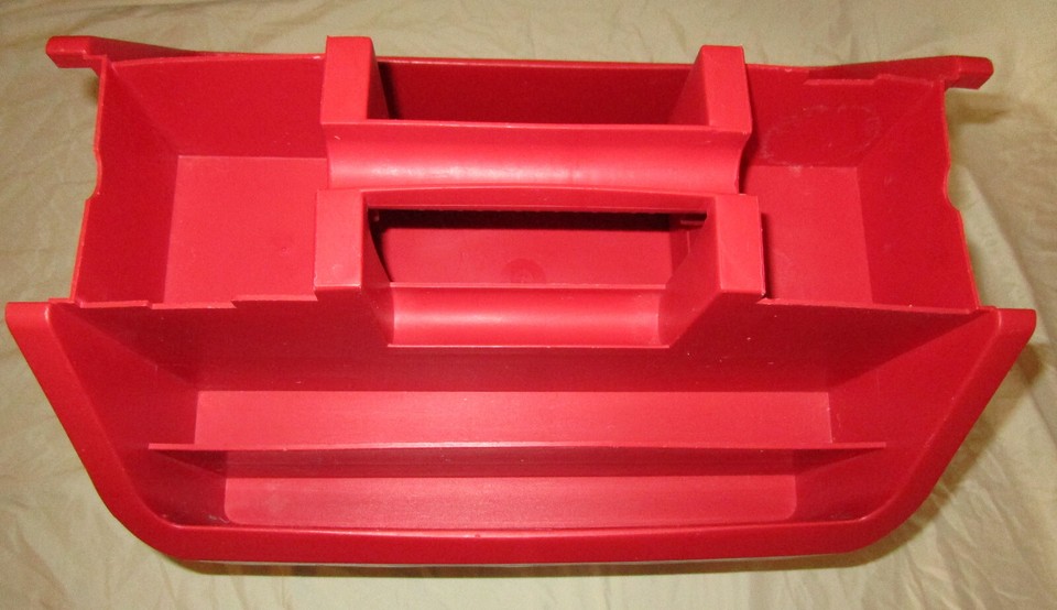 Vintage Craftsman Tool Box Plastic Compact Carryall Tote Organizer ...