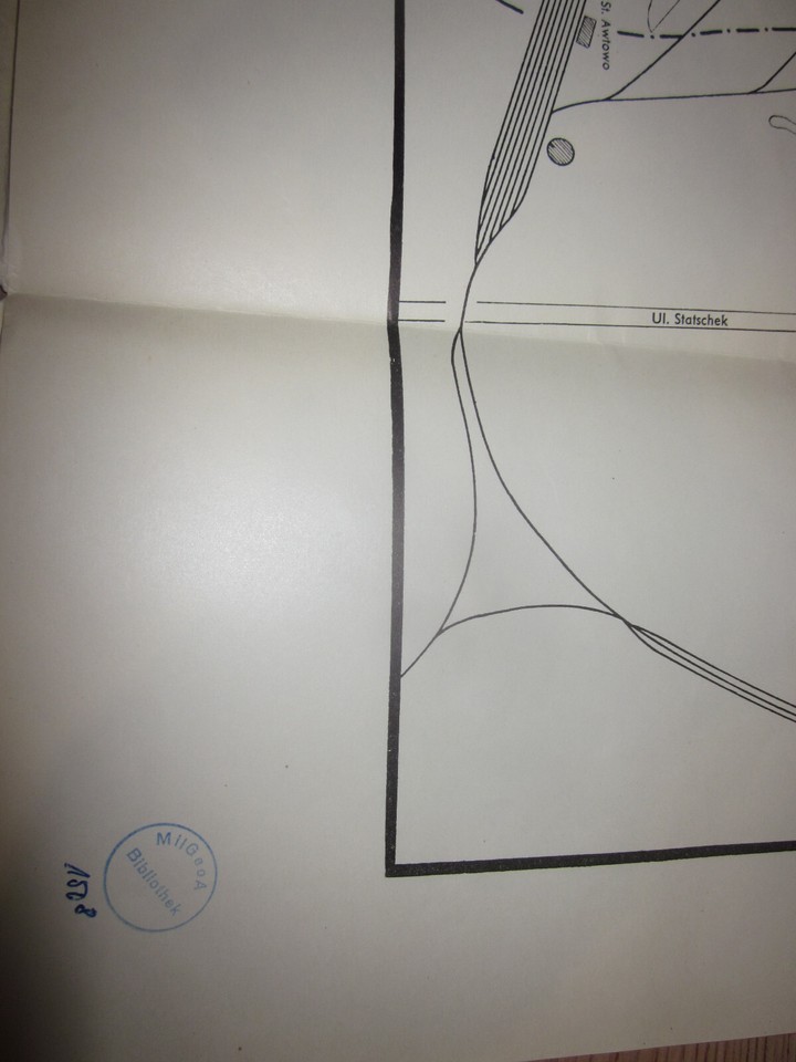 Top Secret German Spy Soviet Leningrad Harbour Map 1935 | eBay