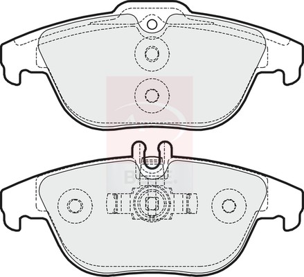 Brake Pads Set fits MERCEDES E350 A207, C207 3.0D Rear 09 to 16 ...