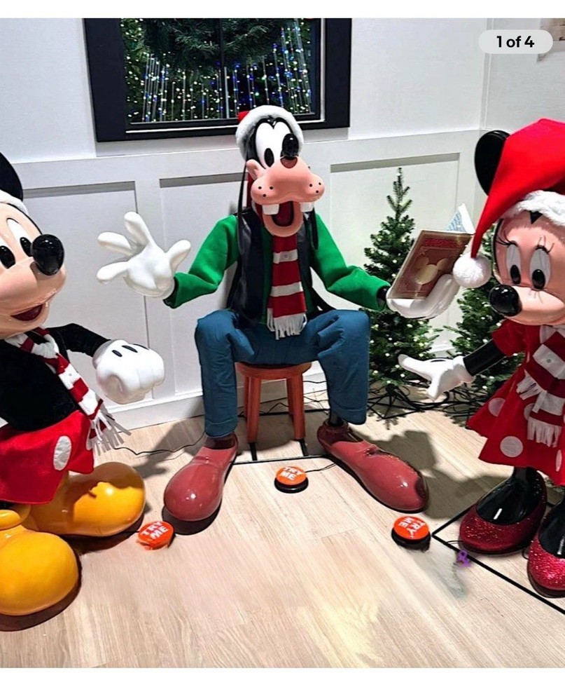 Home Depot DISNEY 4FT ANIMATED HOLIDAY GOOFY ANIMATRONIC | eBay