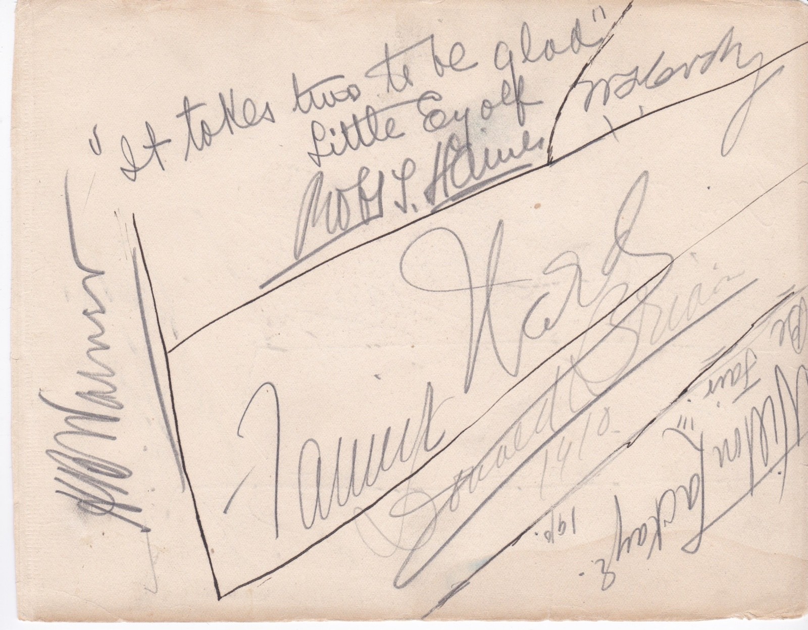 Buffalo Bill Cody Signed Celebrity Autograph Page | eBay