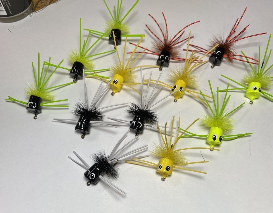 13 cork body Bass, Bream Poppers, size 8 | eBay