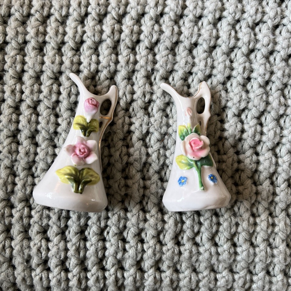 Vintage Made in Occupied Japan Miniature Vase / Pitcher - Hand Painted ...