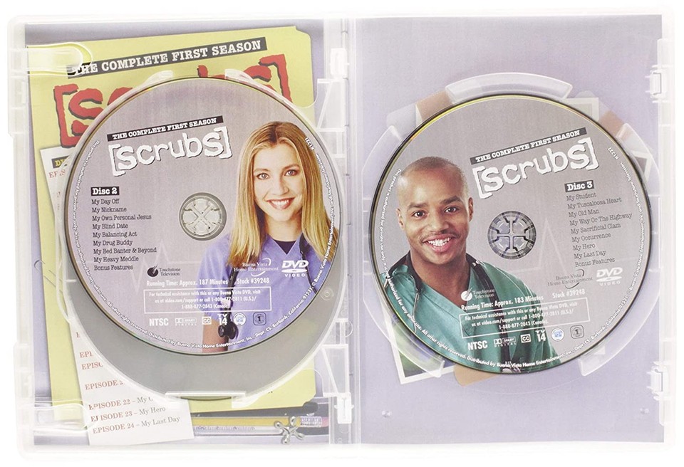 Scrubs - The Complete First Season (DVD) Zach Braff Sarah Chalke Donald ...
