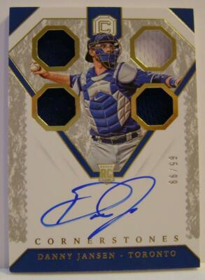 DANNY JANSEN RC /99 AUTO ON CARD CORNERSTONES CHRONICLES BASEBALL 2019 ...