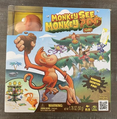 Monkey See Monkey Poo Game with Banana-Scented Fake Poop for Kids 4 ...