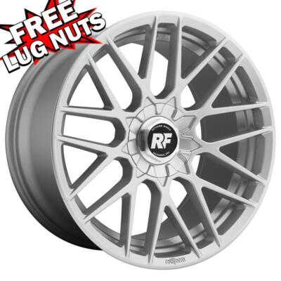 20 inch 20x10 Rotiform R140 RSE SILVER wheels rims 5x4.5 5x114.3 +35 | eBay