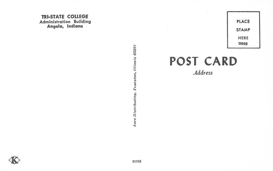 Angola Indiana~Italianate Architecture Tri-State College Admin Building ...