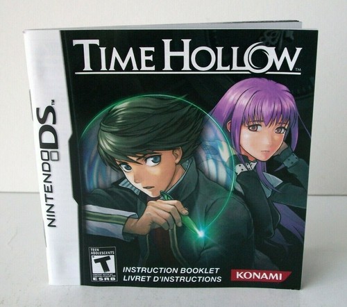 Time Hollow Manual Only NO GAME Nintendo DS Instruction Booklet ...