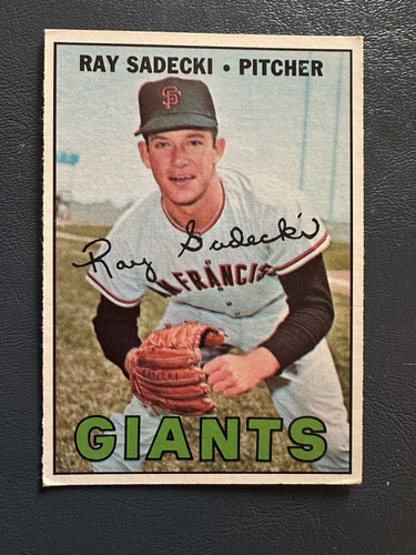 Ray Sadecki - San Francisco Giants - 1967 Topps Baseball - #409 | eBay