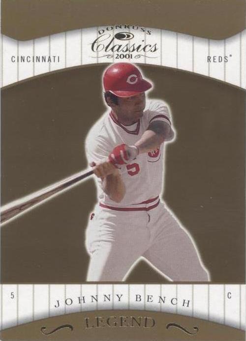 2001 Donruss Classics - Legend Johnny Bench #153 /1755 for sale online ...