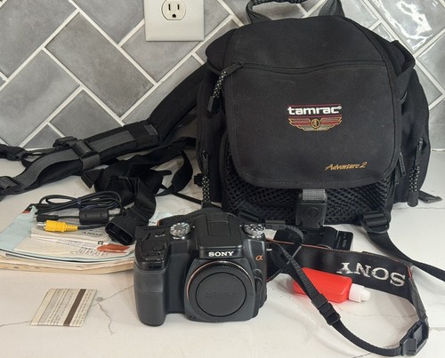 Sony Alpha a100 10.2MP Digital SLR Camera - Black UNTESTED CAMERA ONLY ...