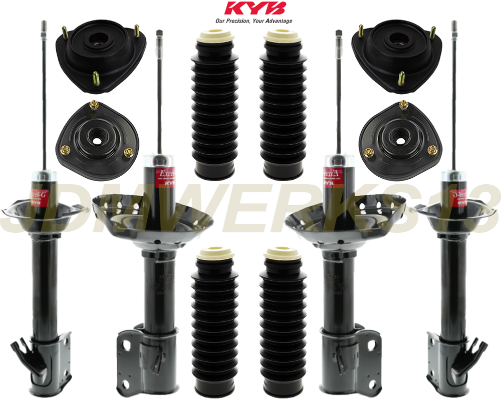 KYB STRUTS STRUT MOUNTS BOOTS KIT for SUBARU IMPREZA WRX Wagon Outback ...