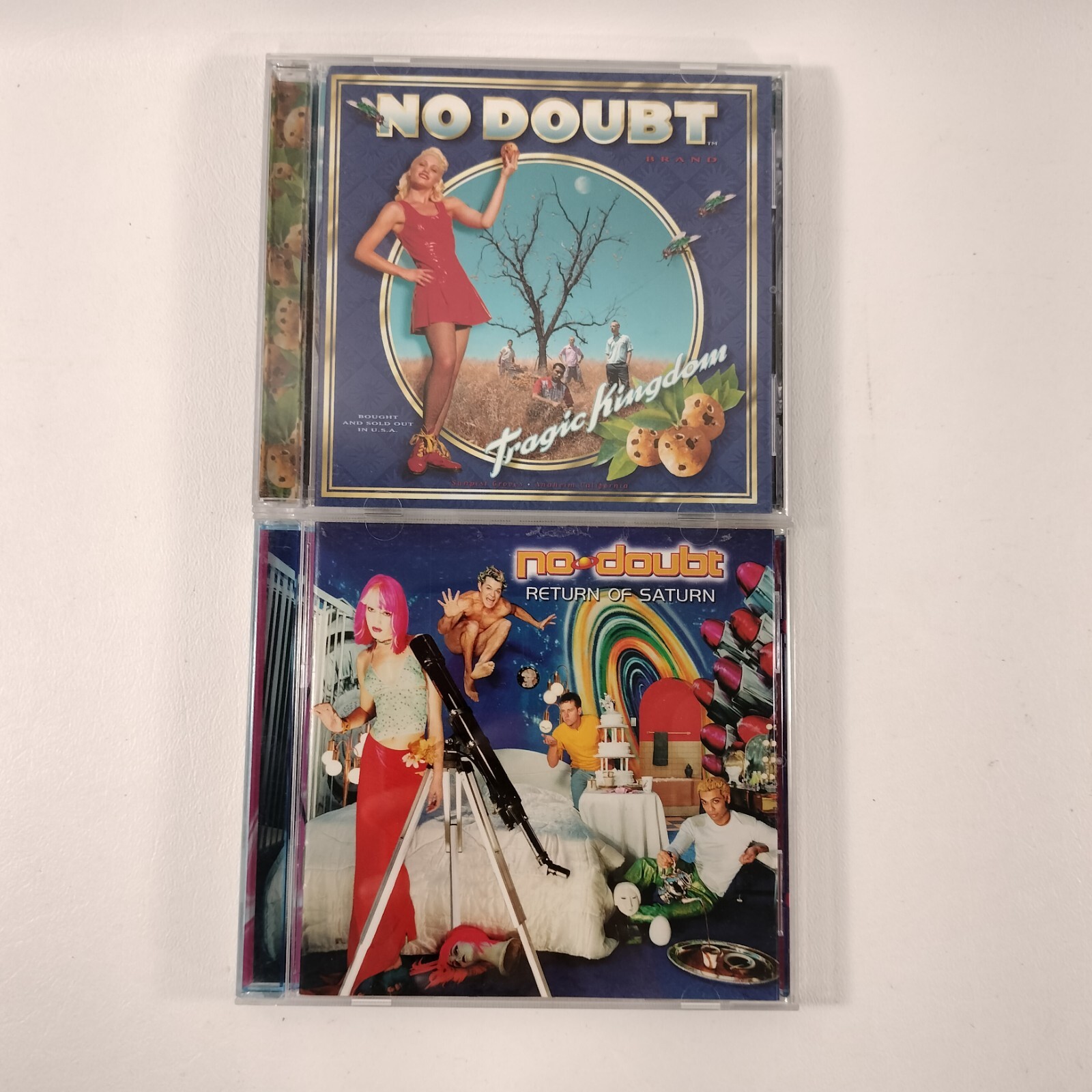 No Doubt Lot of 2 Tragic Kingdom Return of Saturn CD 1995 606949258023 ...