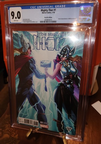 MIGHTY THOR #1 Jane Foster J. Scott Campbell JSC Fried Pie BAM Variant ...
