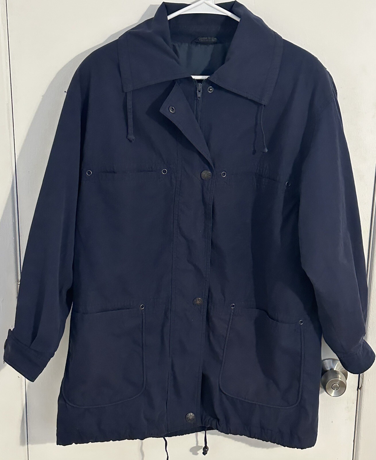 Amazing Navy Utex Jacket, Zip and Snap, Double Breasted, Beautiful ...