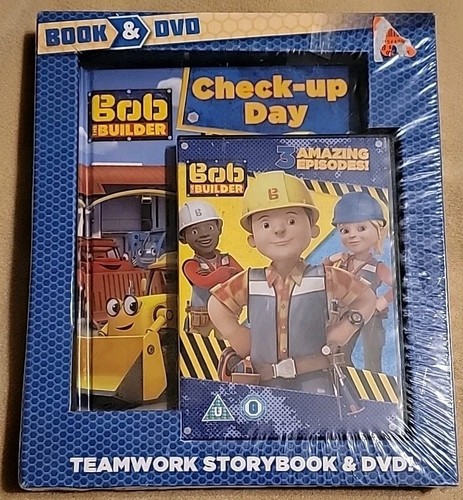 NEW Bob the Builder Teamwork Storybook & DVD Set 3-Episodes Hardcover ...