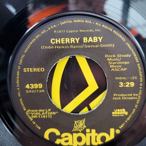 STARZ - CHERRY BABY 45 PIC SLEEVE 7" SINGLE VINYL RECORD 1977 CAPITOL ...
