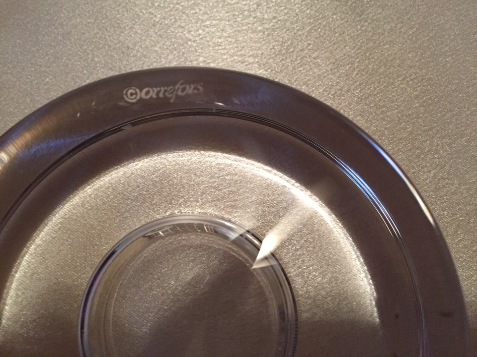 Orrefors Crystal Tealight / Votive Candle Holder Round Disc Shape ~4 ...