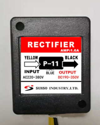 SUNSO RECTIFIER P-11 1.6A AC220~380V DC190~350V Rectifier Motor Brake ...