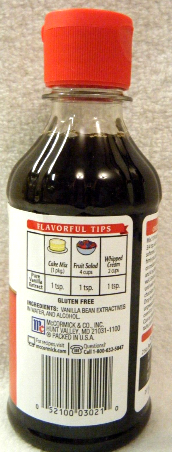 McCormick Pure Vanilla Extract - 8oz for sale online | eBay