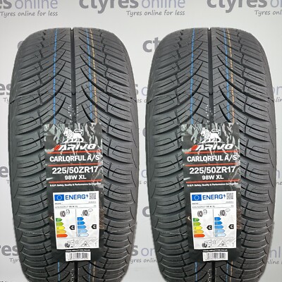 2X New 225 50 17 ARIVO A/S ALL SEASON TYRES 98W XL 225/50R17 2255017 (2 ...