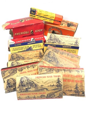 LOT OF VINTAGE USED GILBERT COLBER AMERICAN FLYER REVEL TOY TRAIN ...