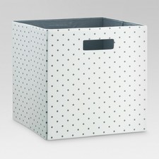 itso Storage Bin for 13" Cube Organizer Blue Polka Dot for sale online ...