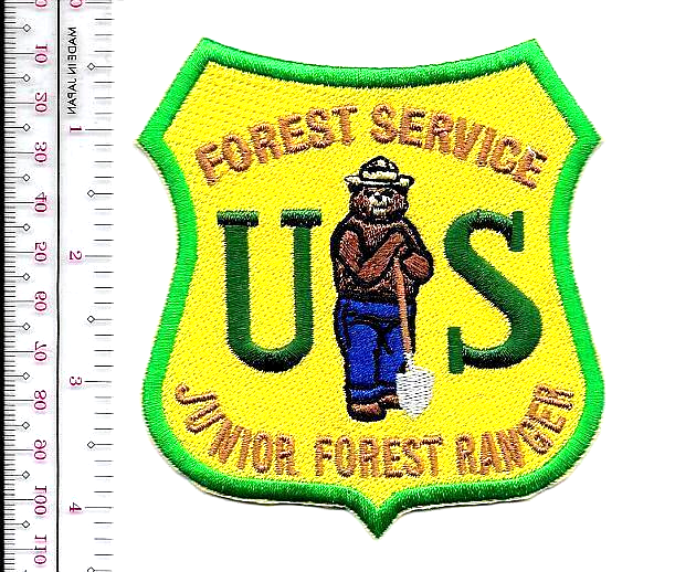 Smokey the Bear Junior Forest Ranger Forest Service Green o Yellow 4 ...