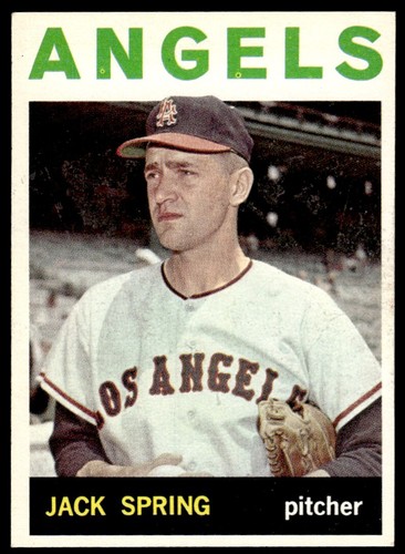 1964 Topps Jack Spring /* Auto Los Angeles Angels #71 | eBay