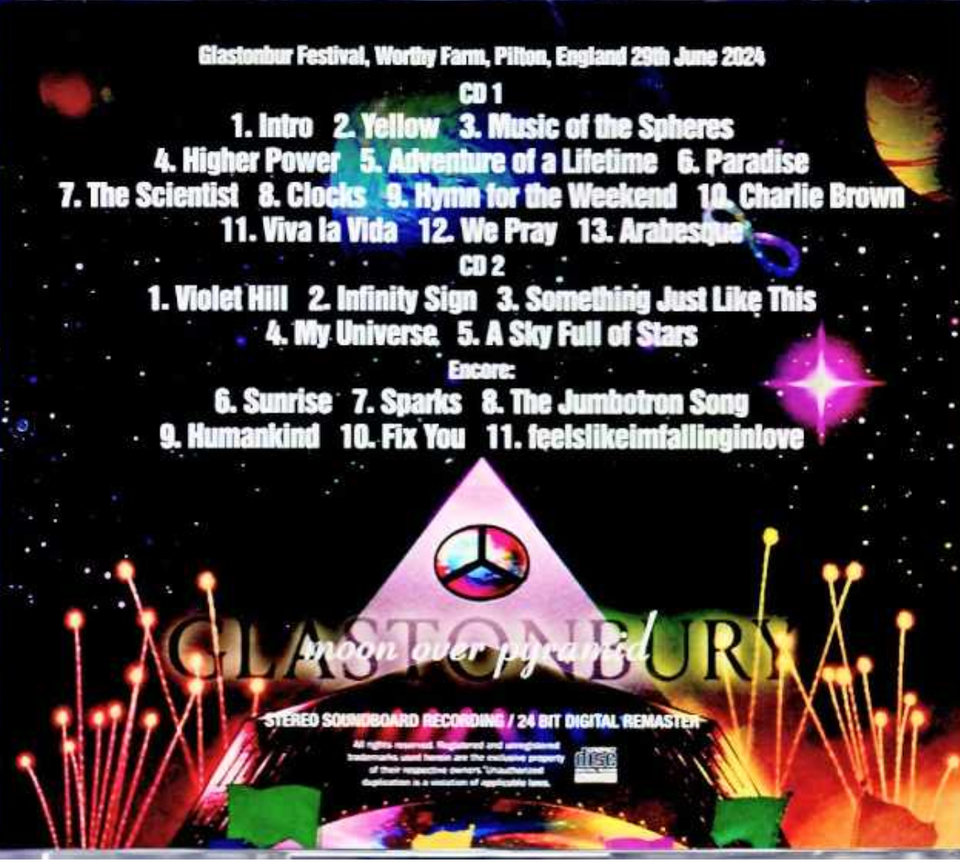 Coldplay UK 2024 Complete S & V CD | eBay