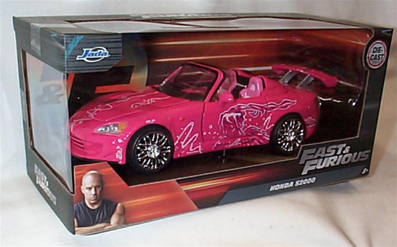 Jada Toys 2 Fast 2 Furious Honda S2000 Pink Suki 1:24 Diecast Vehicle ...