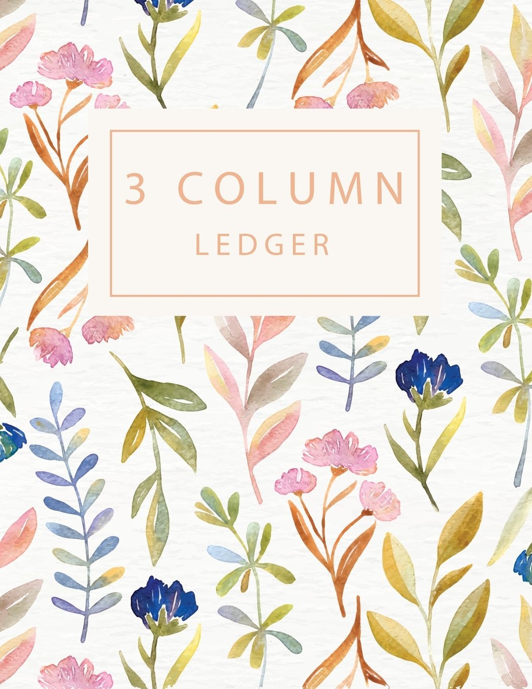 3 Column Ledger: Record Book Account Journal Book Accounting Ledger ...