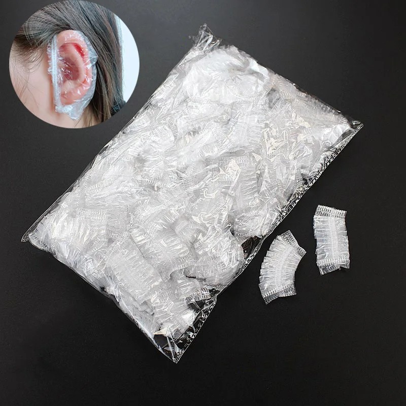 100 pcs Disposable Ear Covers For Shower Waterproof Ear Caps For Men ...