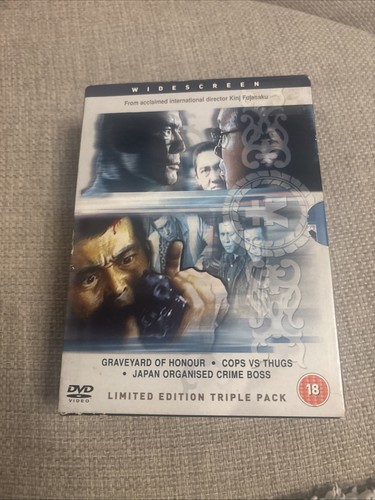 Yakuza Box Set (DVD, 2004) Graveyard Of Honour , Cops & Thugs , Japan ...