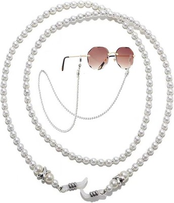 Glasses Chain for Women, Pearl Eyeglass Chains Eye Glasses Holders ...
