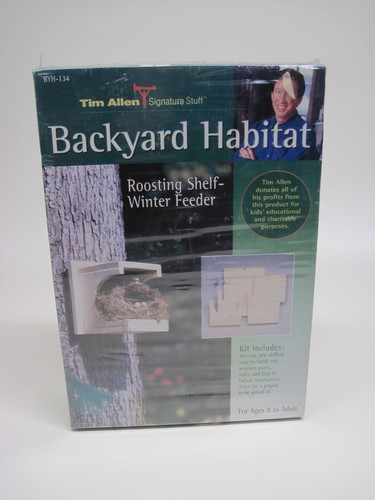 Tim Allen Signature Stuff Backyard Habitat Bird Roosting Shelf Feeder ...