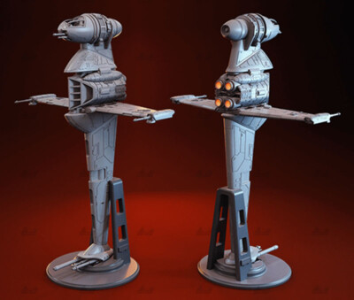 1/24 1/48 B-Wing 3D Print GK Figure Model Kit Unpainted Unassembled Garage Kit | eBay