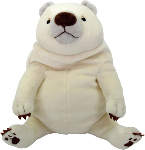 Shinada Global Mochi-Kuma Bear White M size Plush Doll 14×14×22cm NEW ...