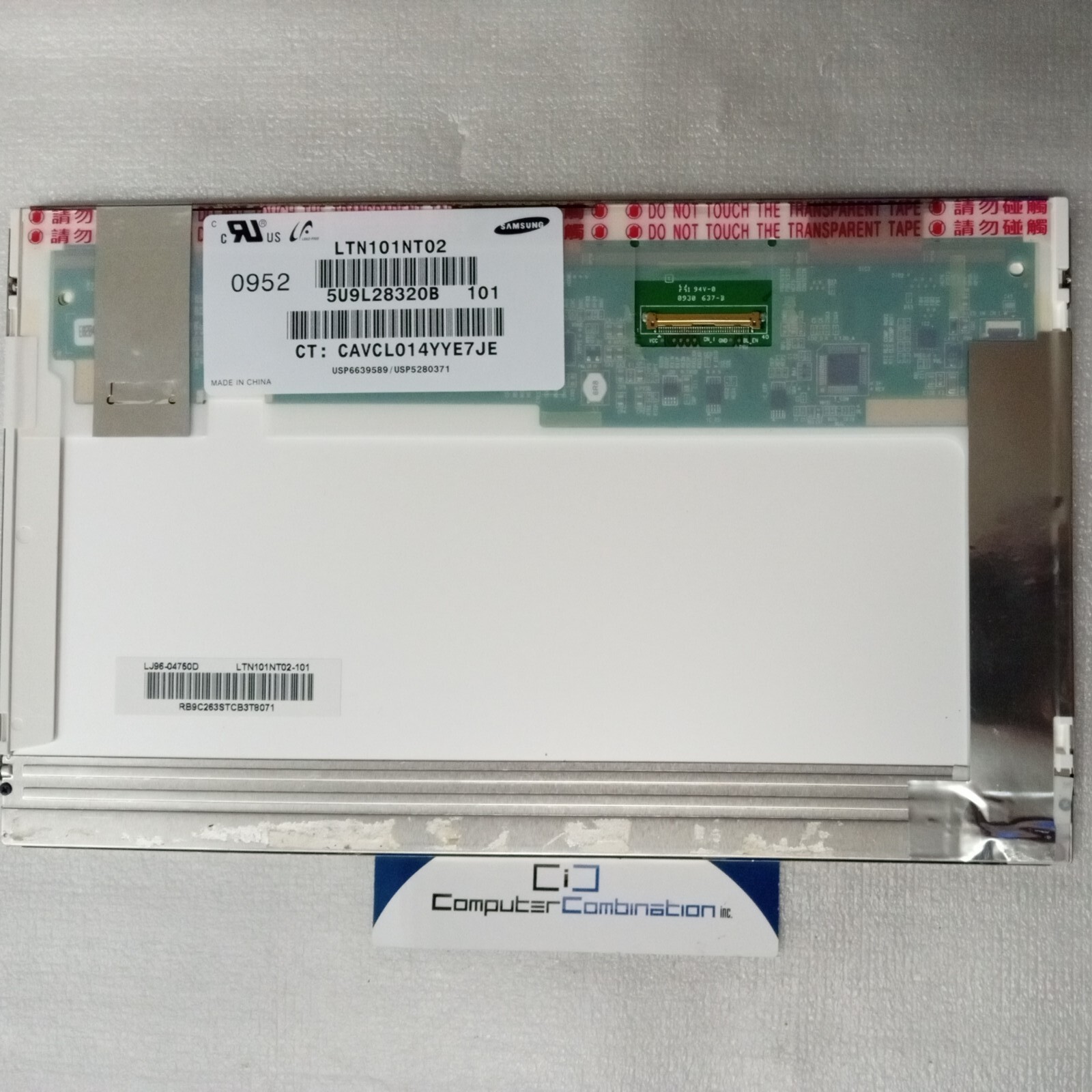 Samsung 10.1" 1024x600 WSVGA 40pin Laptop Matte Screen LTN101NT02-C01 ...