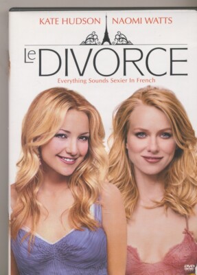 LE DIVORCE DVD, ROMANTIC COMEDY, PARIS, KATE HUDSON & NAOIMI WATTS LIKE ...