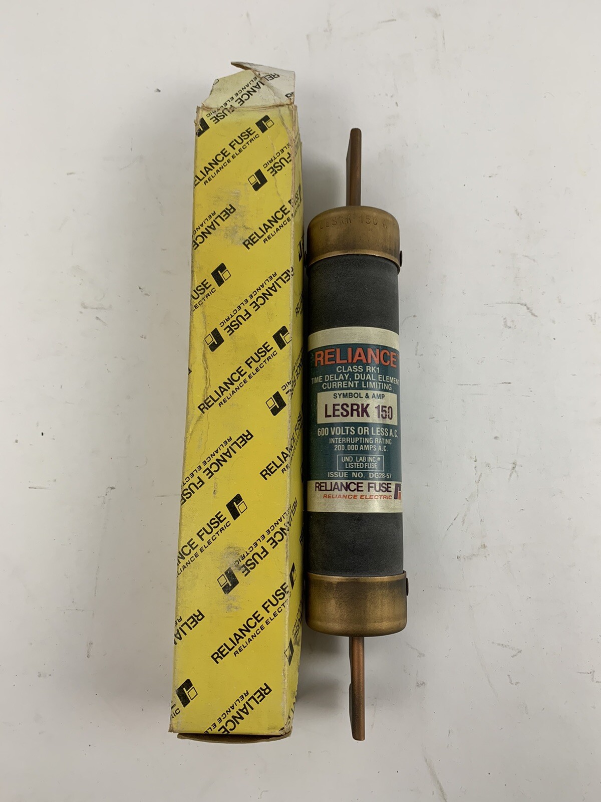 Reliance LESRK150 150A 600V Class RK1 Fuse | eBay