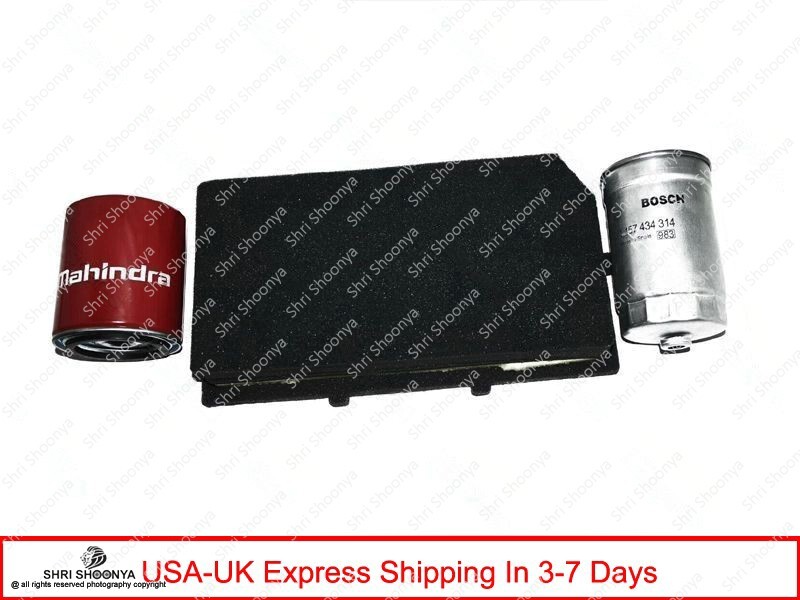 1457434314, 0313AC2261N, 0303BC0071N Filter Kit 3x For Mahindra Roxor ...