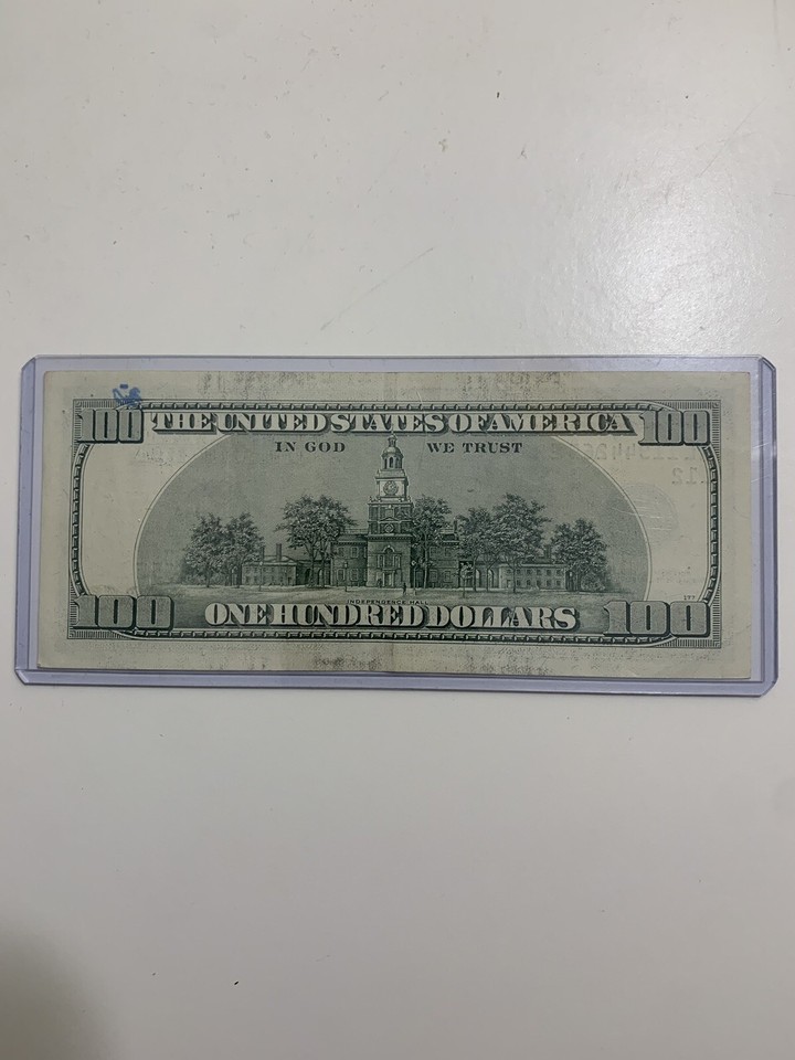 100 dollar bill 2006 Rare Ladder Serial Number # 11433265 | eBay