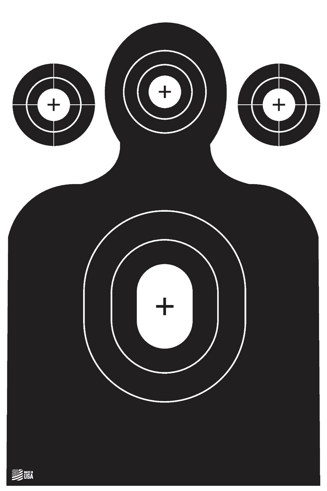 Splatterburst Targets 12 x18 in. Silhouette Shooting Target 50 Pieces ...