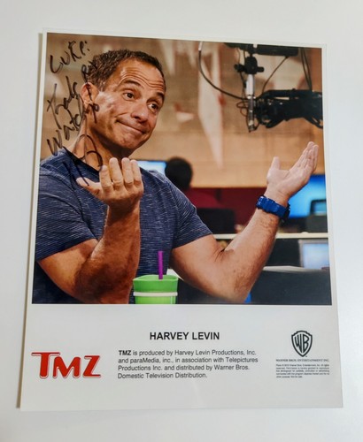 SIGNED 2013 HARVEY LEVIN AUTOGRAPHED 8x10" Picture - TMZ WB | eBay