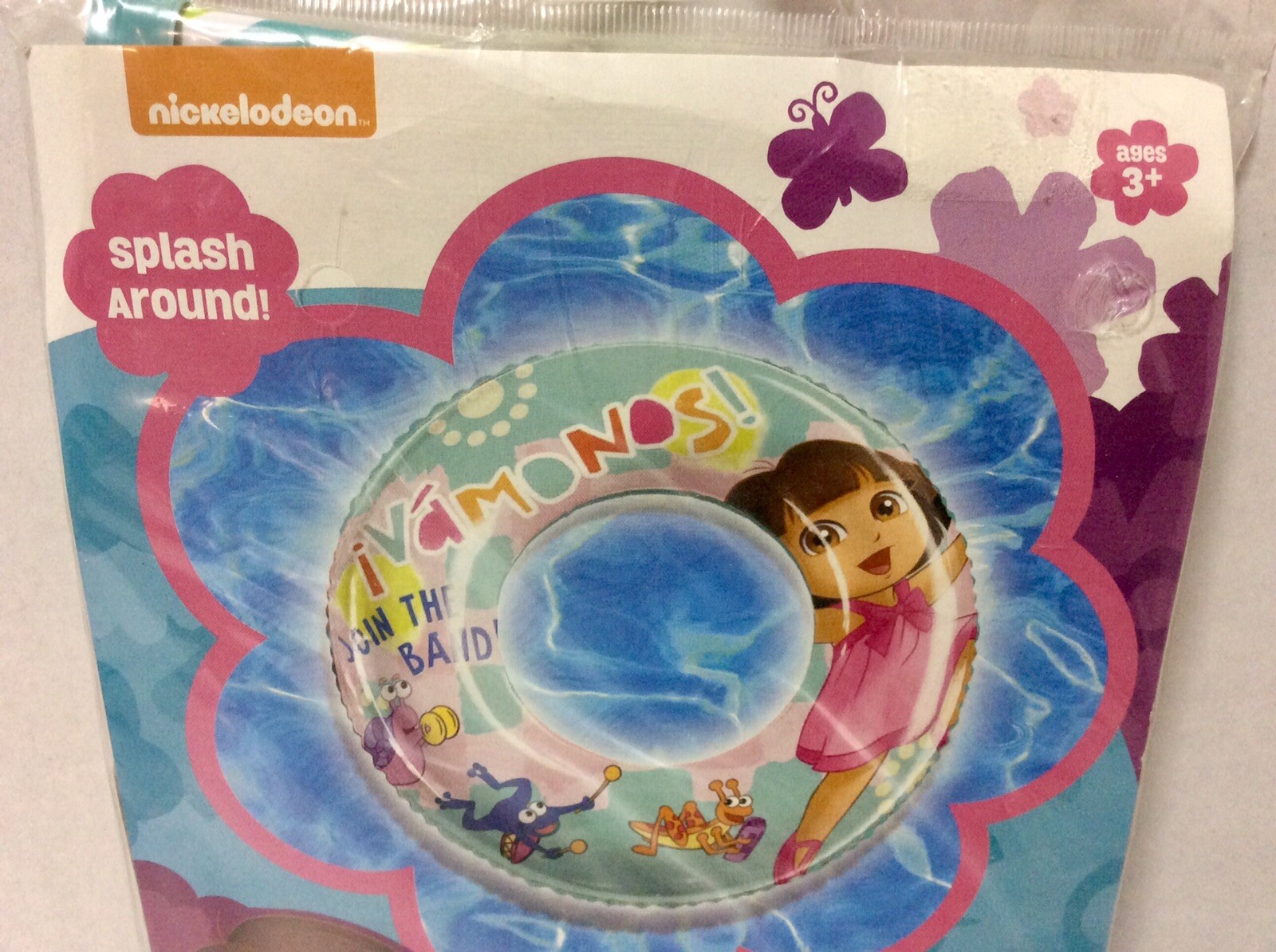 DORA the Explorer Inflatable SWIM RING Pool Float - NICKELODEON Ages 3 ...